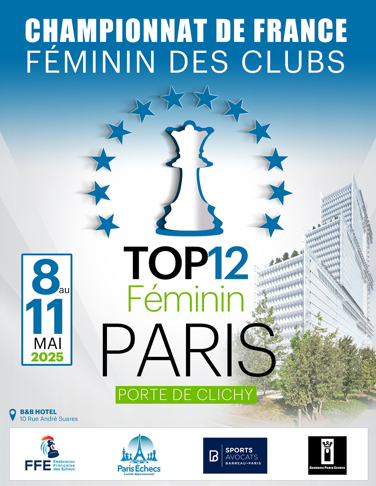 Championnat de France d'échecs féminin à Paris - Echecs & Stratégie